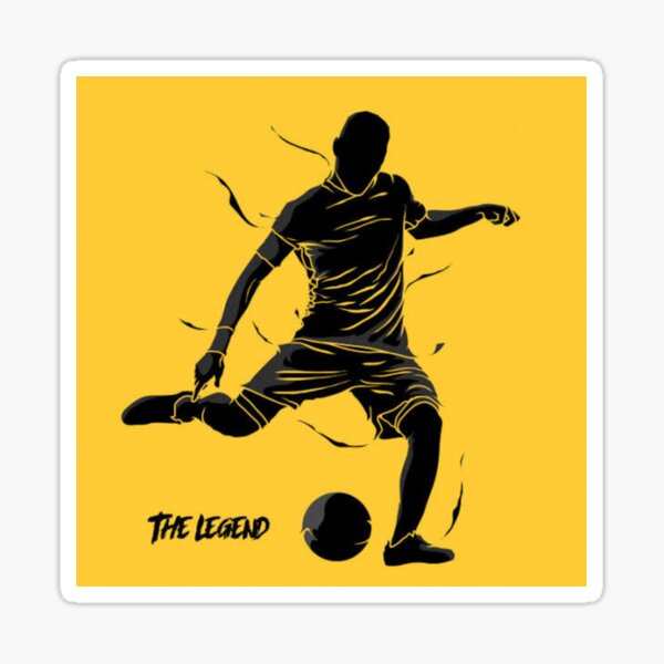 "soccer" Sticker by Hajar-Hadil | Redbubble