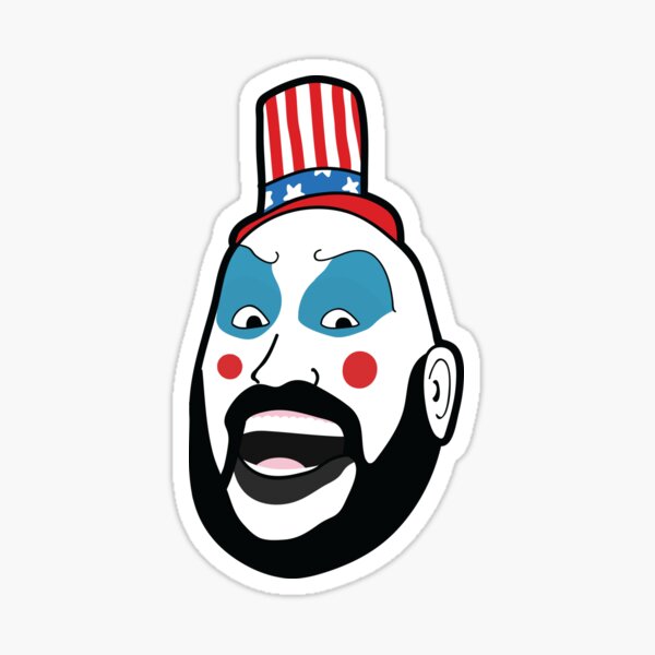 "Captain Spaulding" Sticker by ConnorB- | Redbubble