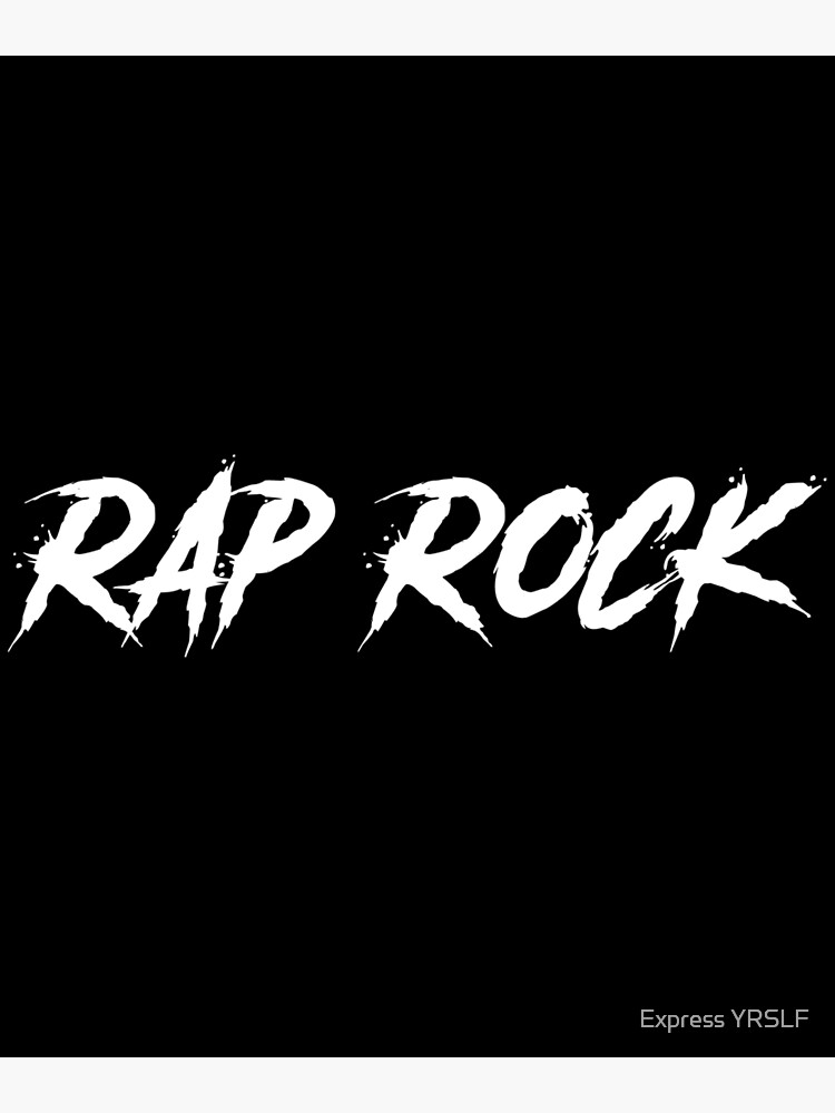 "Rap Rock" Poster by RolikaPod | Redbubble