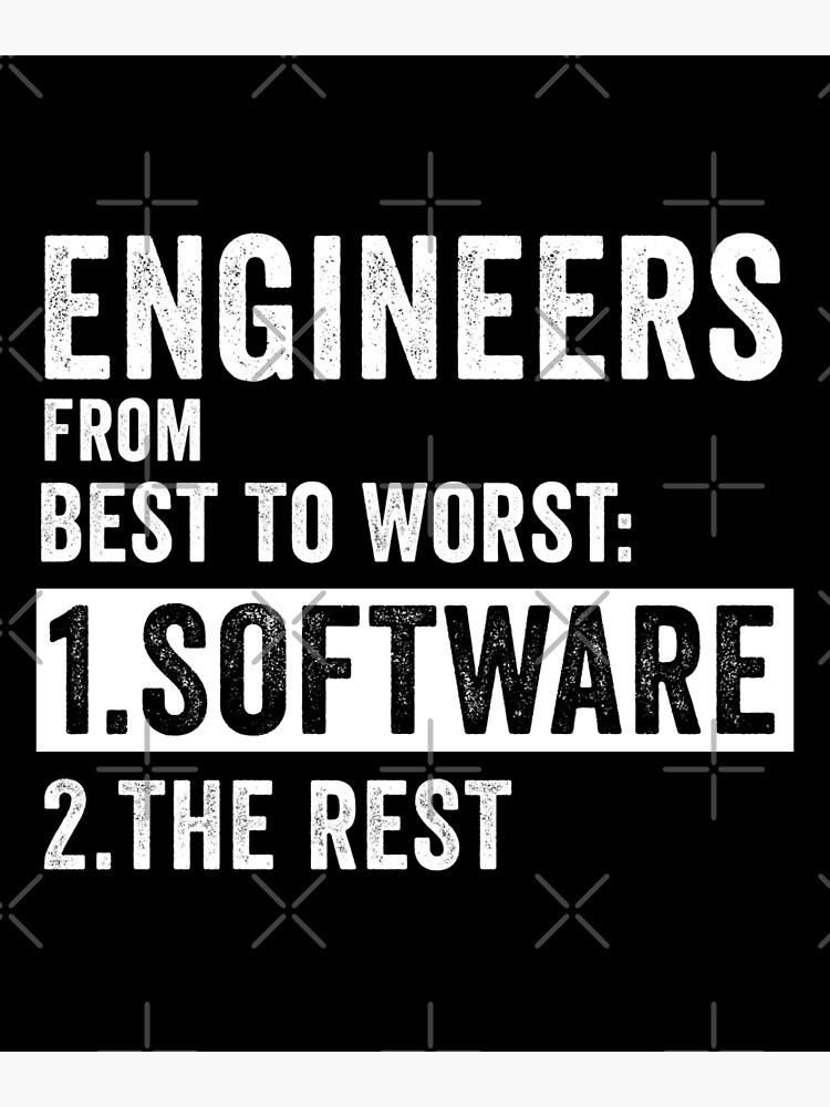 "Engineers From Best To Worst Software Engineering, funny software ...