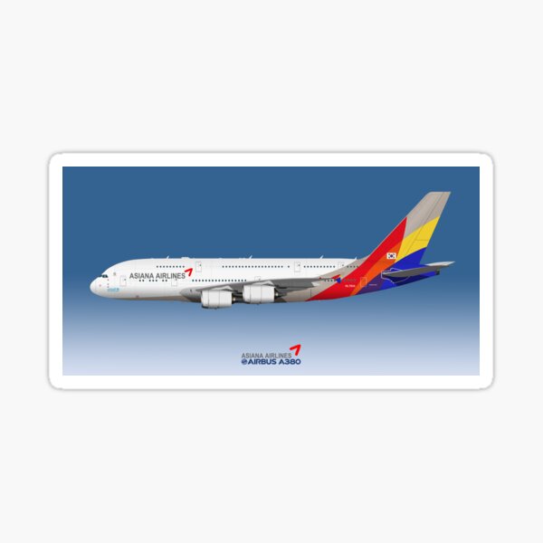 Asiana Airlines Stickers | Redbubble