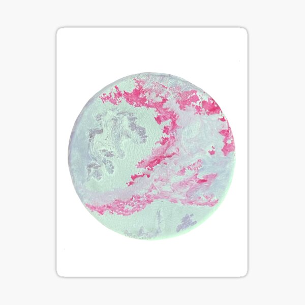 "Pink clouds" Sticker by emilia-graf05 | Redbubble