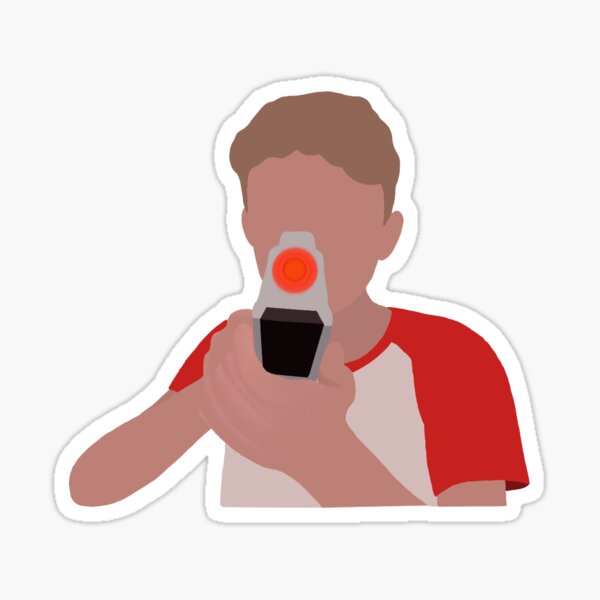 "TommyInnit Vlog Gun" Sticker for Sale by ditastickers | Redbubble