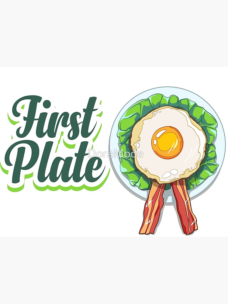 "First Plate" Poster by DoraMode | Redbubble