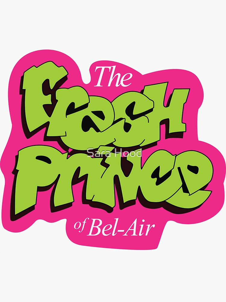 "The Fresh Prince of Bel-Air" Sticker for Sale by sarararara | Redbubble