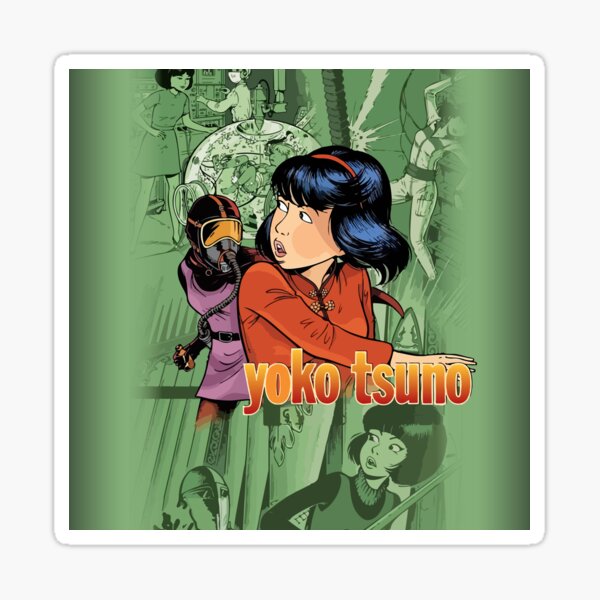 "Yoko Tsuno" Sticker for Sale by DsigNation | Redbubble