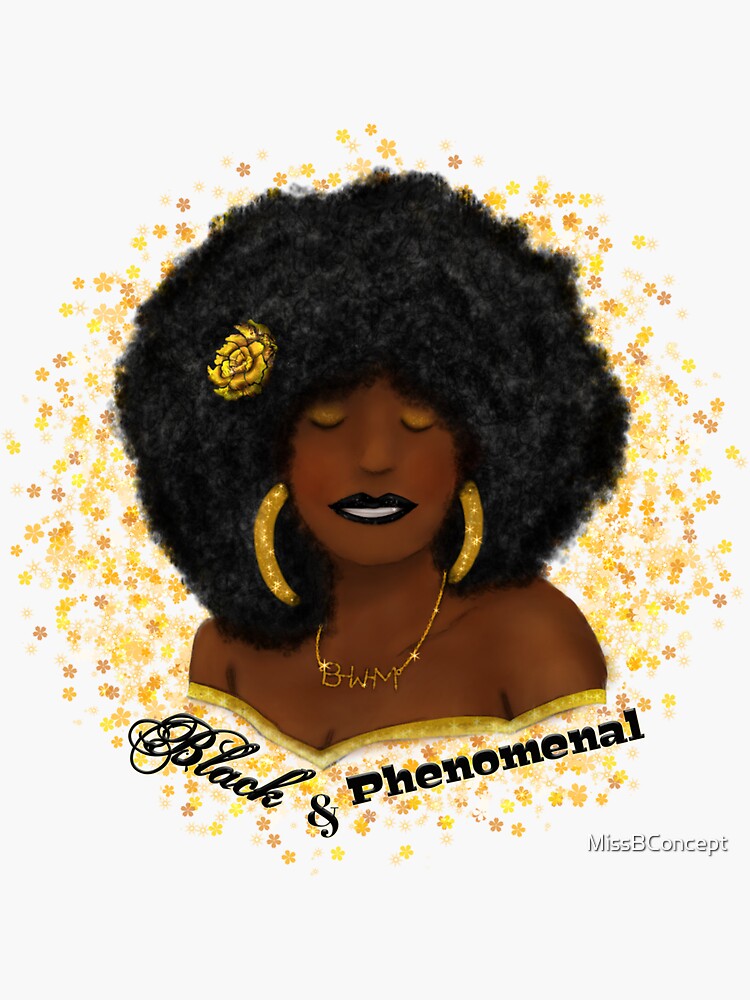 "Black bae" Sticker by MissBConcept | Redbubble