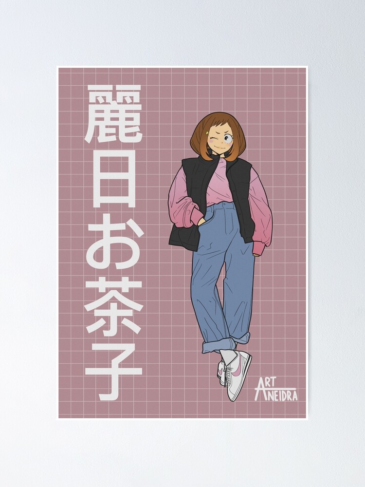 "Uraraka Ochako" Poster for Sale by Artneidra21 | Redbubble