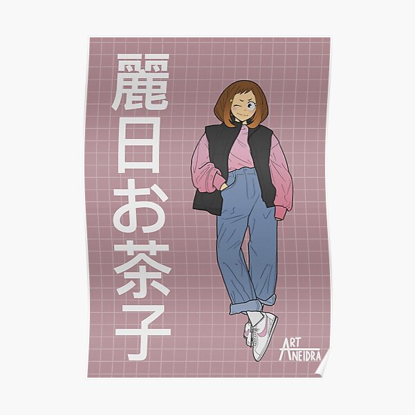 "Uraraka Ochako" Poster for Sale by Artneidra21 | Redbubble