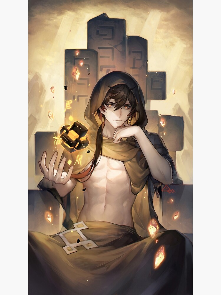 ZHONGLI GENSHIN IMPACT Premium Matte Vertical Poster sold by Osahon ...