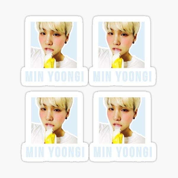 "min yoongi" Sticker by jiminvincible | Redbubble