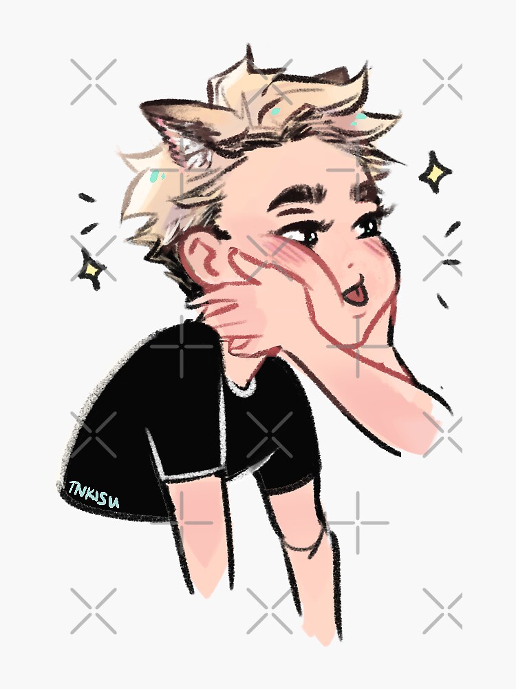 "smol atsumu" Sticker by tnkisu | Redbubble