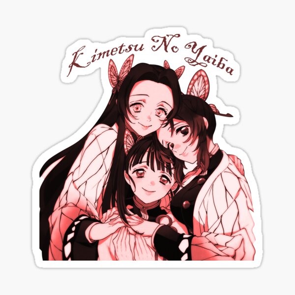 "Shinobu Kocho Kanae Kocho and Kanao Tsuyuri" Sticker by NezuSenpai ...