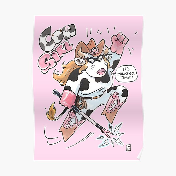 Sexy Cow Girl Posters | Redbubble