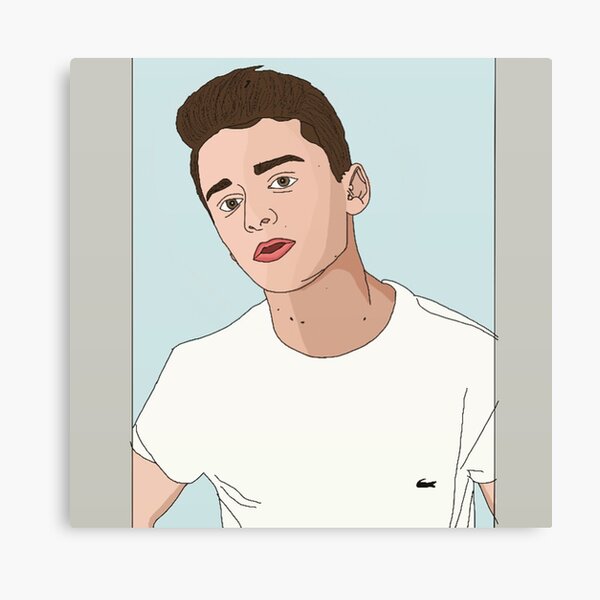 Lienzo «Dibujo de dibujos animados de Noah Schnapp» de rhofacker1121 | Redbubble