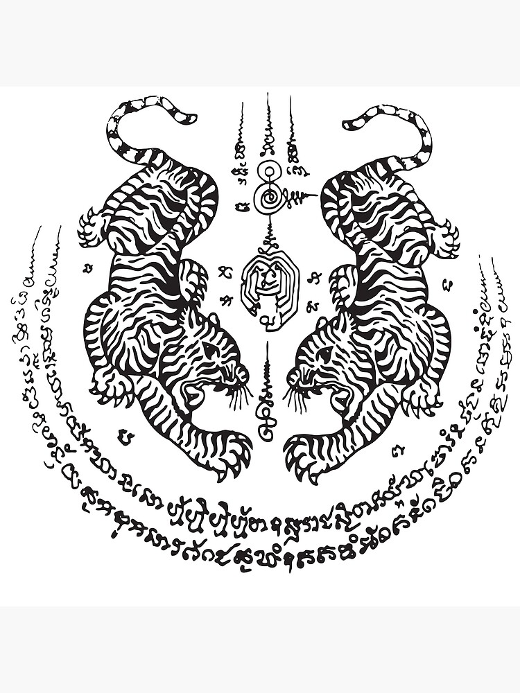 "Sak Yant 013" Poster by SiddharthaMoon | Redbubble