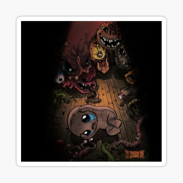 The Binding Of Isaac Rebirth Stickers | Redbubble