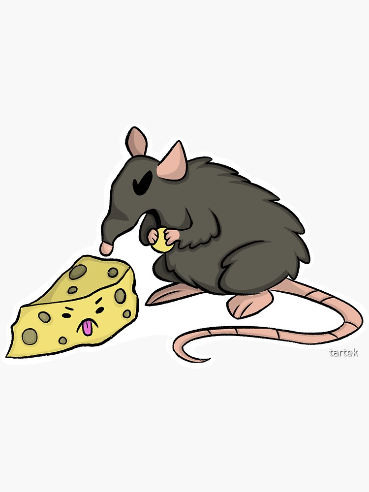 "Evil Rat" Sticker by tartek | Redbubble
