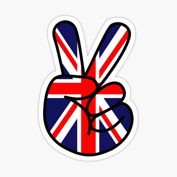 "Peace sign uk" Sticker by Photography-Art | Redbubble
