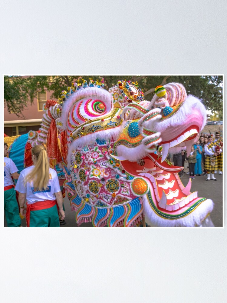 "Bendigo's Newest Dragon, Sun Loong - 2019" Poster for Sale by ...