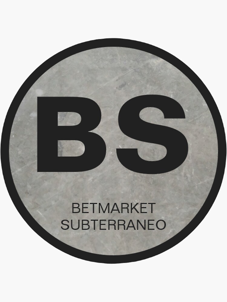 "BS" Sticker for Sale by sebascis | Redbubble