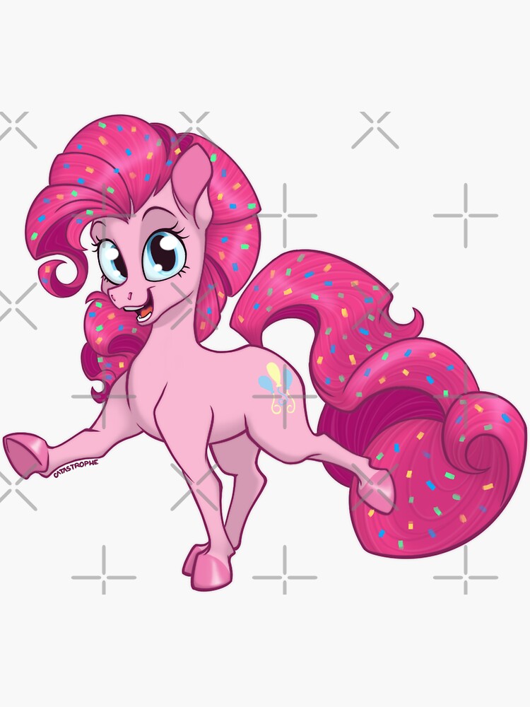 "Pinkie Pie" Sticker for Sale by By-Catastrophe | Redbubble