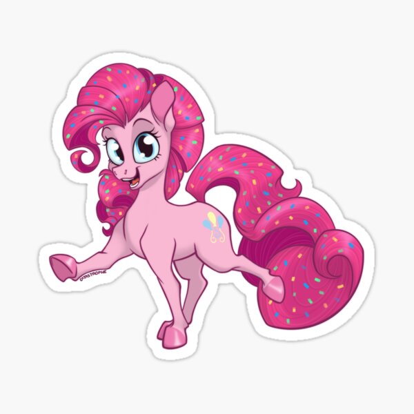 "Pinkie Pie" Sticker for Sale by By-Catastrophe | Redbubble
