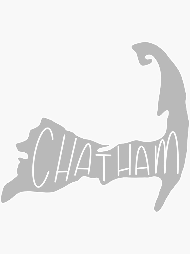 "Chatham design " Sticker for Sale by LME-Stickers | Redbubble