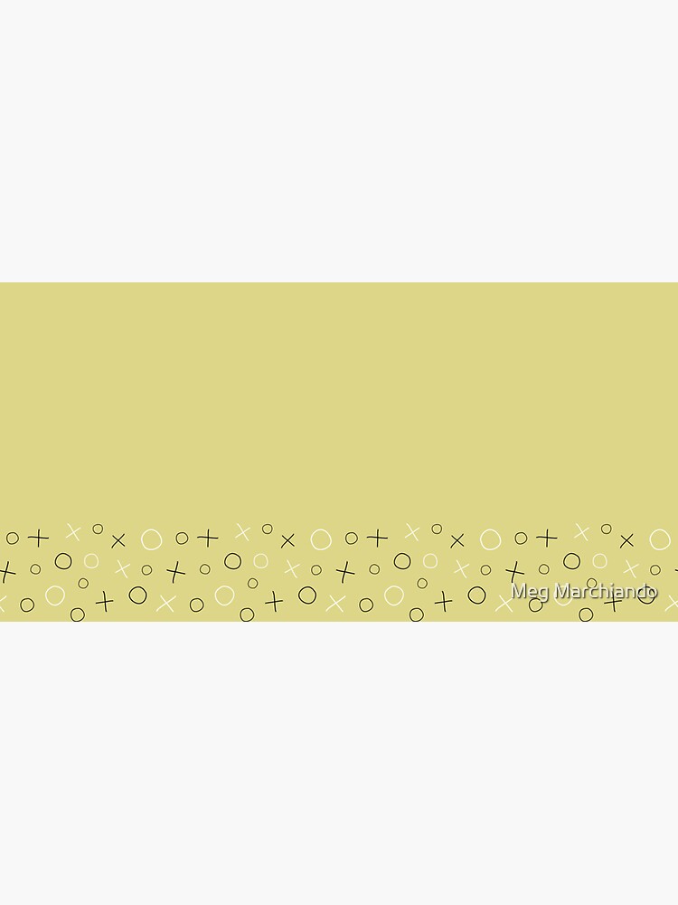 "Skitter Scatter x and o on yellow green background" Sticker for Sale ...