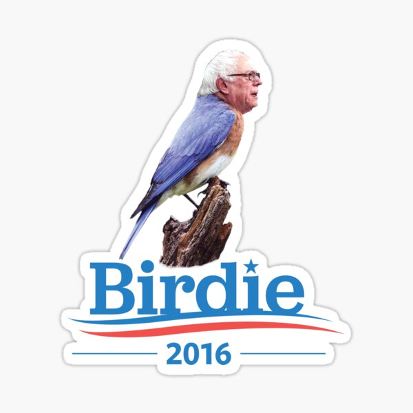 Birdie Sanders Stickers | Redbubble