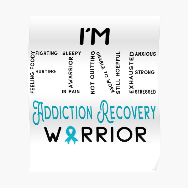 Addiction Recovery Posters | Redbubble