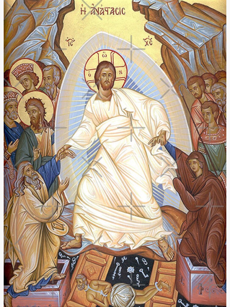 "Easter: Icon of the Resurrection" Sticker by koo17leon | Redbubble