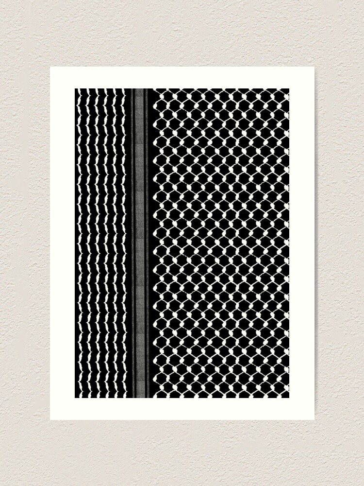 "Palestinian Traditional Hatta Kufiya Pattern #2 Freedom Iconic ...
