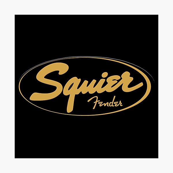 "Squier Logo" Photographic Print for Sale by myjessi | Redbubble