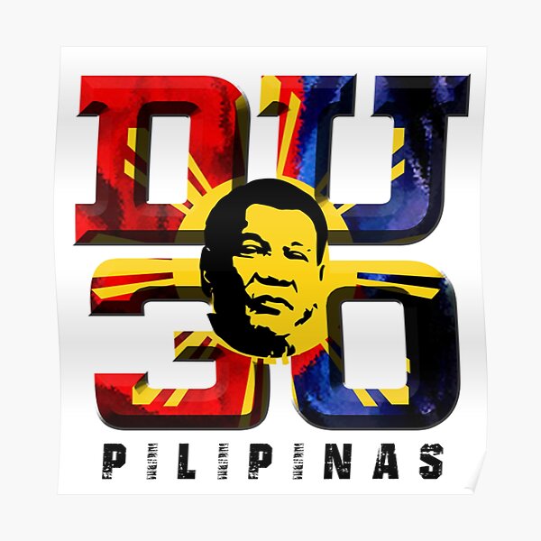 Poster « Du30 Pilipinas », par carleetopx | Redbubble