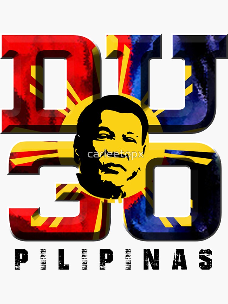 "Du30 Pilipinas" Sticker by carleetopx | Redbubble