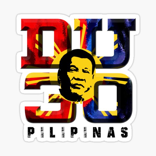 "Du30 Pilipinas" Sticker by carleetopx | Redbubble