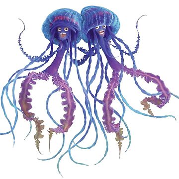 "Shark Tale - Bernie and Ernie" Sticker for Sale by squigglebee | Redbubble