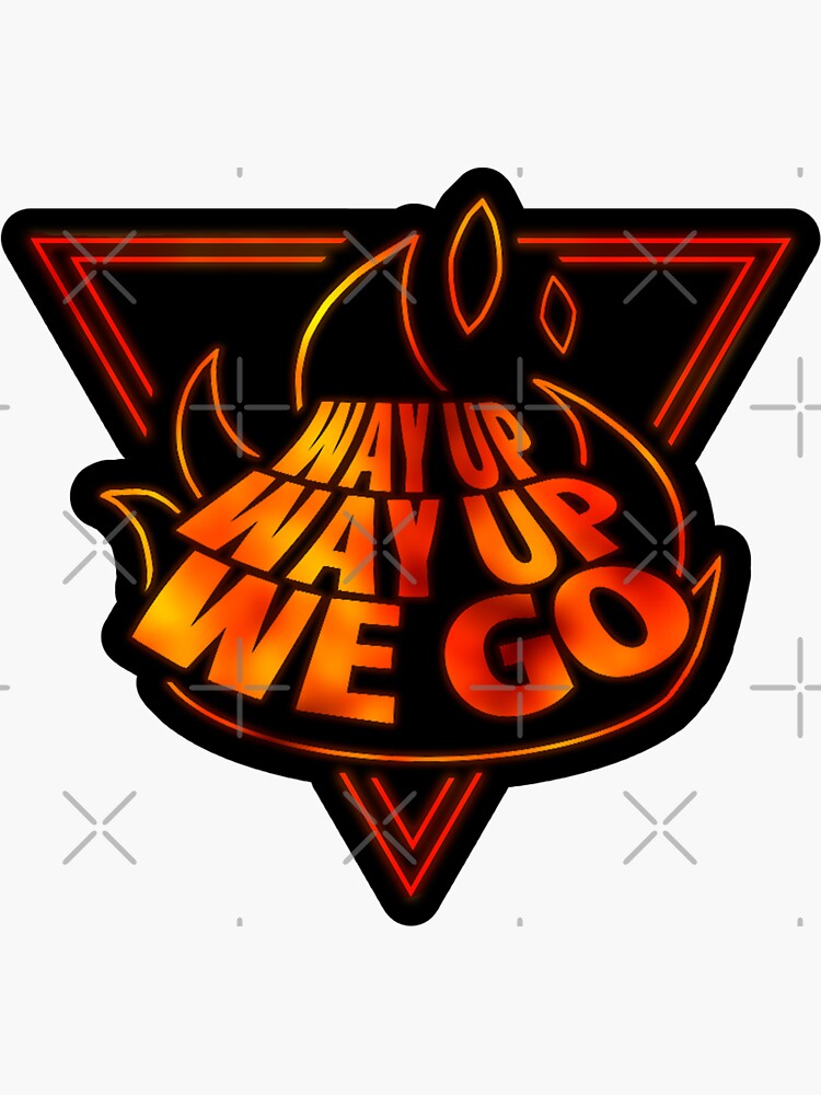 "AJR "Way Up Way Up We Go"" Sticker for Sale by NoahStDesigns | Redbubble