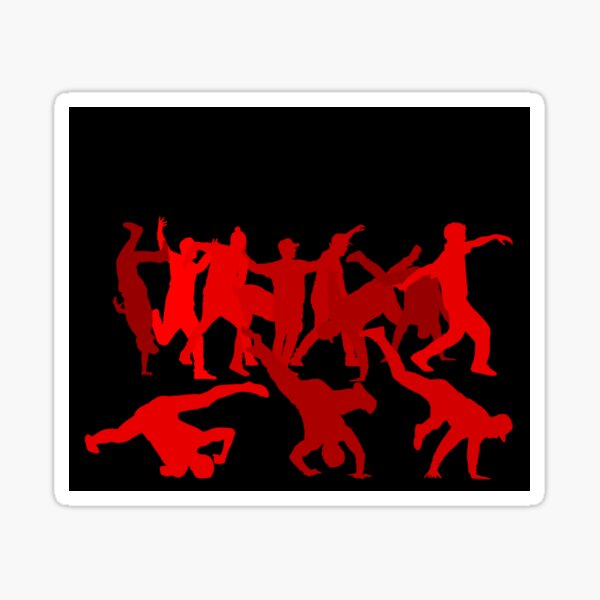 "Dancers" Sticker by Oreo66 | Redbubble