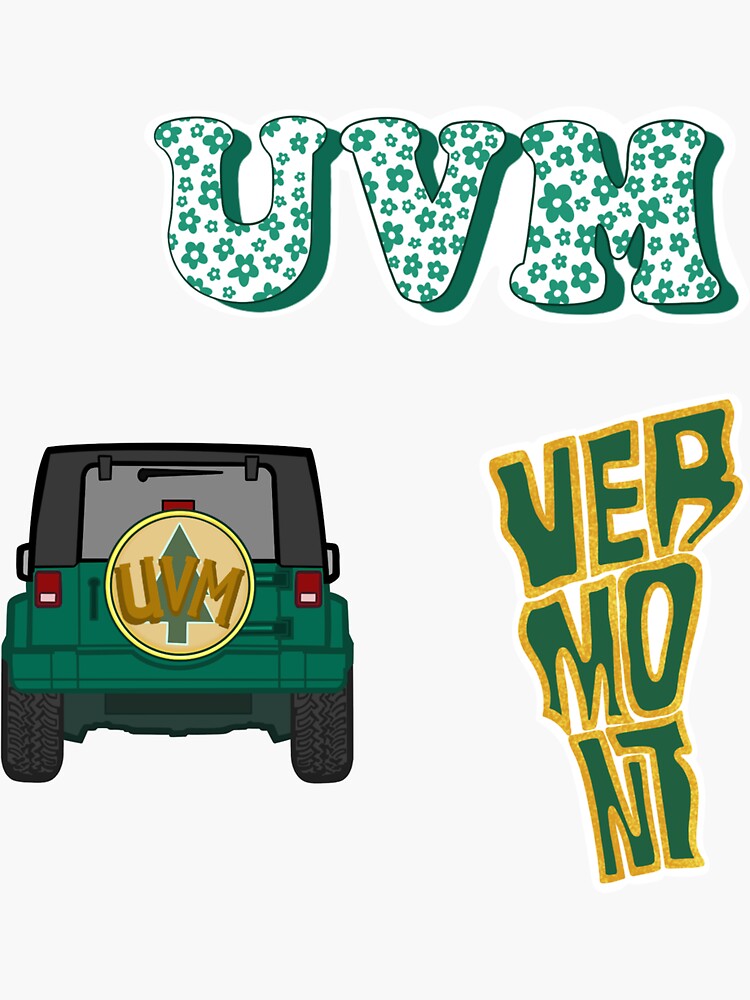 "UVM Pack " Sticker for Sale by mkhewitt | Redbubble