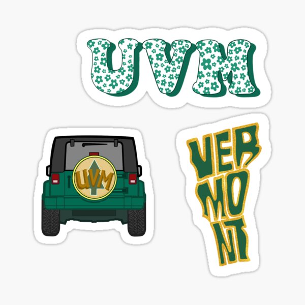 "UVM Pack " Sticker for Sale by mkhewitt | Redbubble