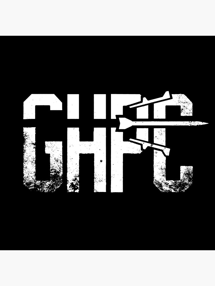 "GHPC Logo - White Cutout" Poster for Sale by gunnerheatpc | Redbubble