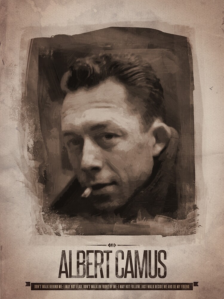 "Albert Camus" Poster von afterdarkness | Redbubble
