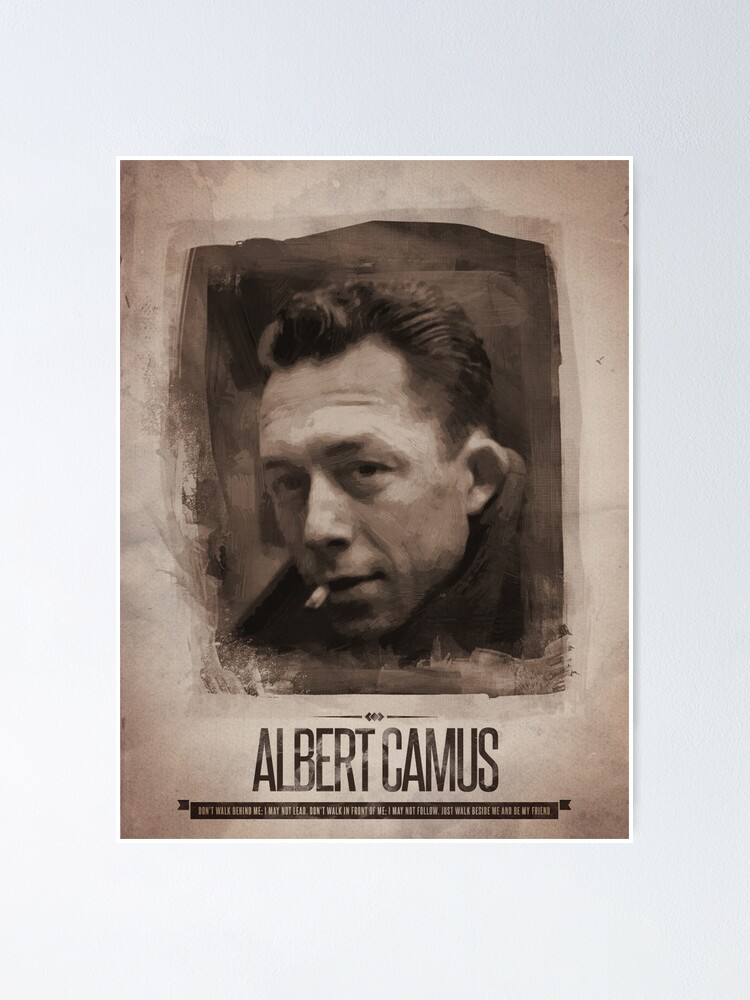 "Albert Camus" Poster von afterdarkness | Redbubble