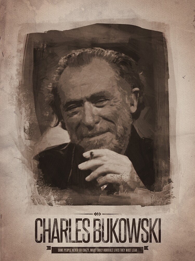 "Charles Bukowski" Poster von afterdarkness | Redbubble