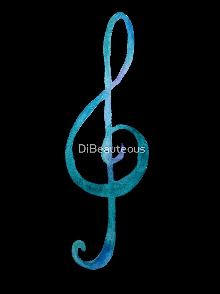 "Treble-clef" Art Print for Sale by DiBeauteous | Redbubble