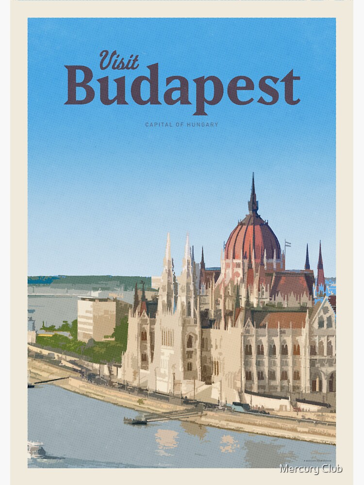 "Visit Budapest " Sticker by CallumGardiner | Redbubble