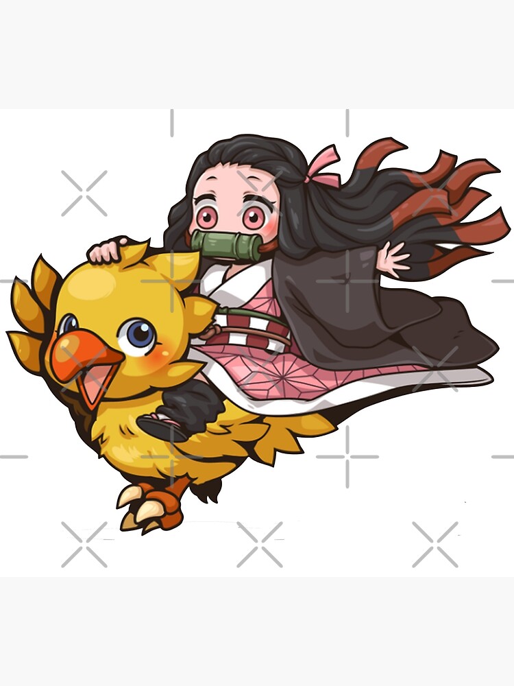 Poster « Nezuko Chibi Sticker », par Raitoseji | Redbubble