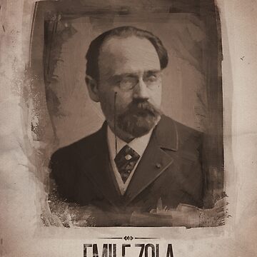 "Emile Zola" Poster for Sale by afterdarkness | Redbubble